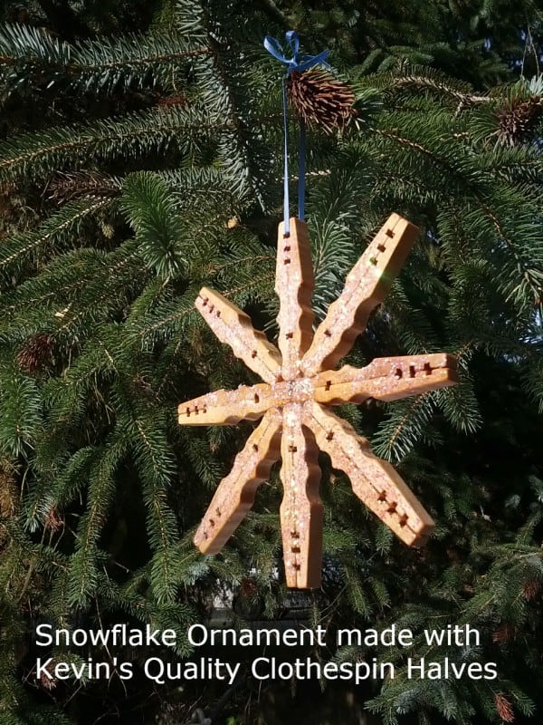 Clothespin Snowflake